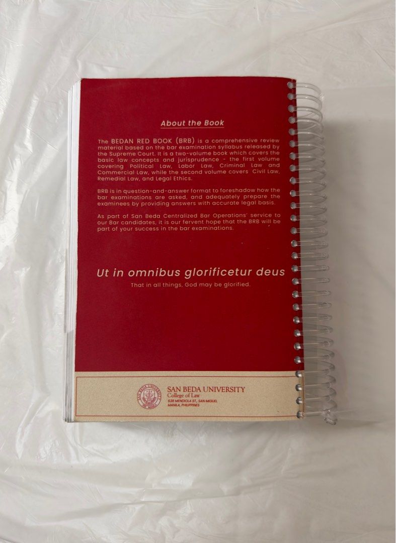 Bedan Red Book 2022 Edition Volumes 1 & 2 with Coil Bind, Hobbies ...