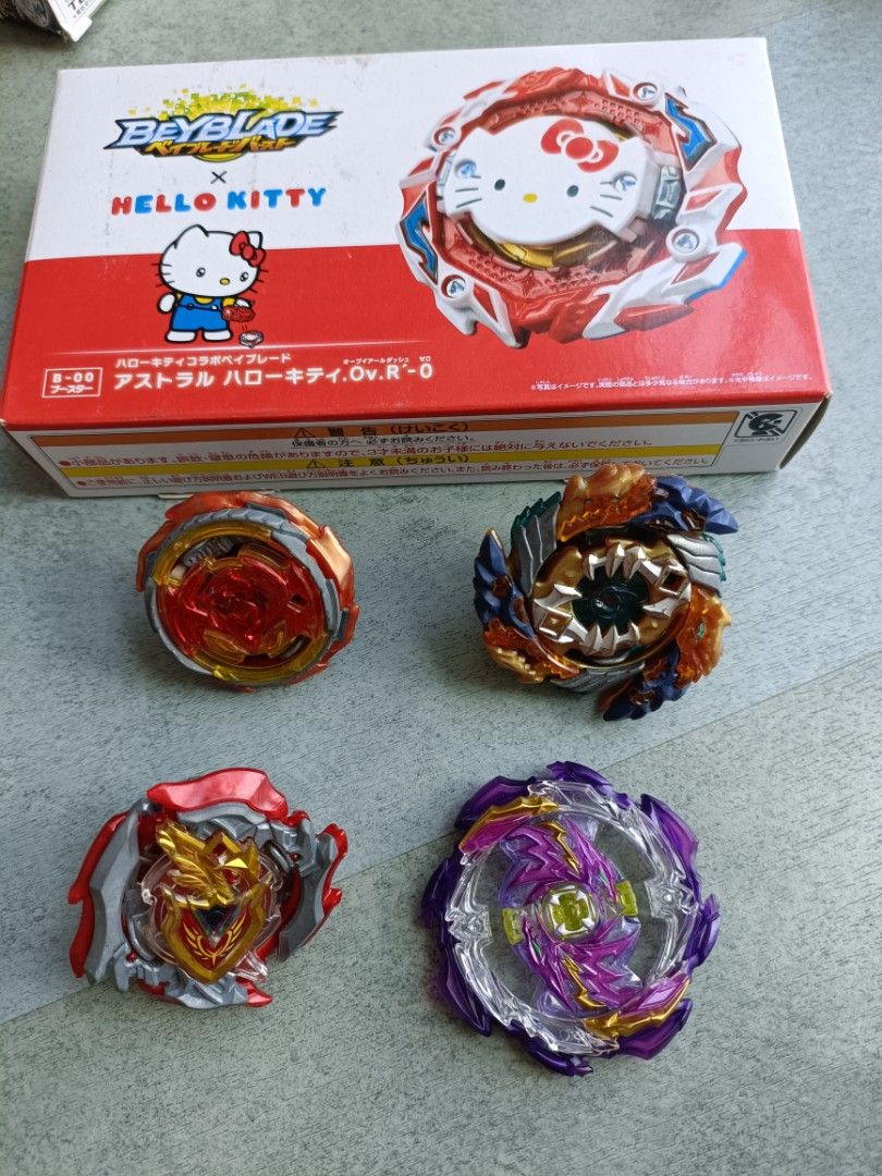 Beyblade hello kitty set, Hobbies & Toys, Toys & Games on Carousell