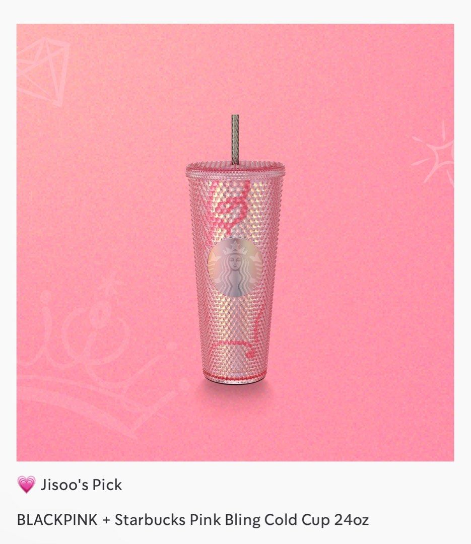 BLACKPINK + Starbucks Pink Merchandise Collection, Furniture & Home ...