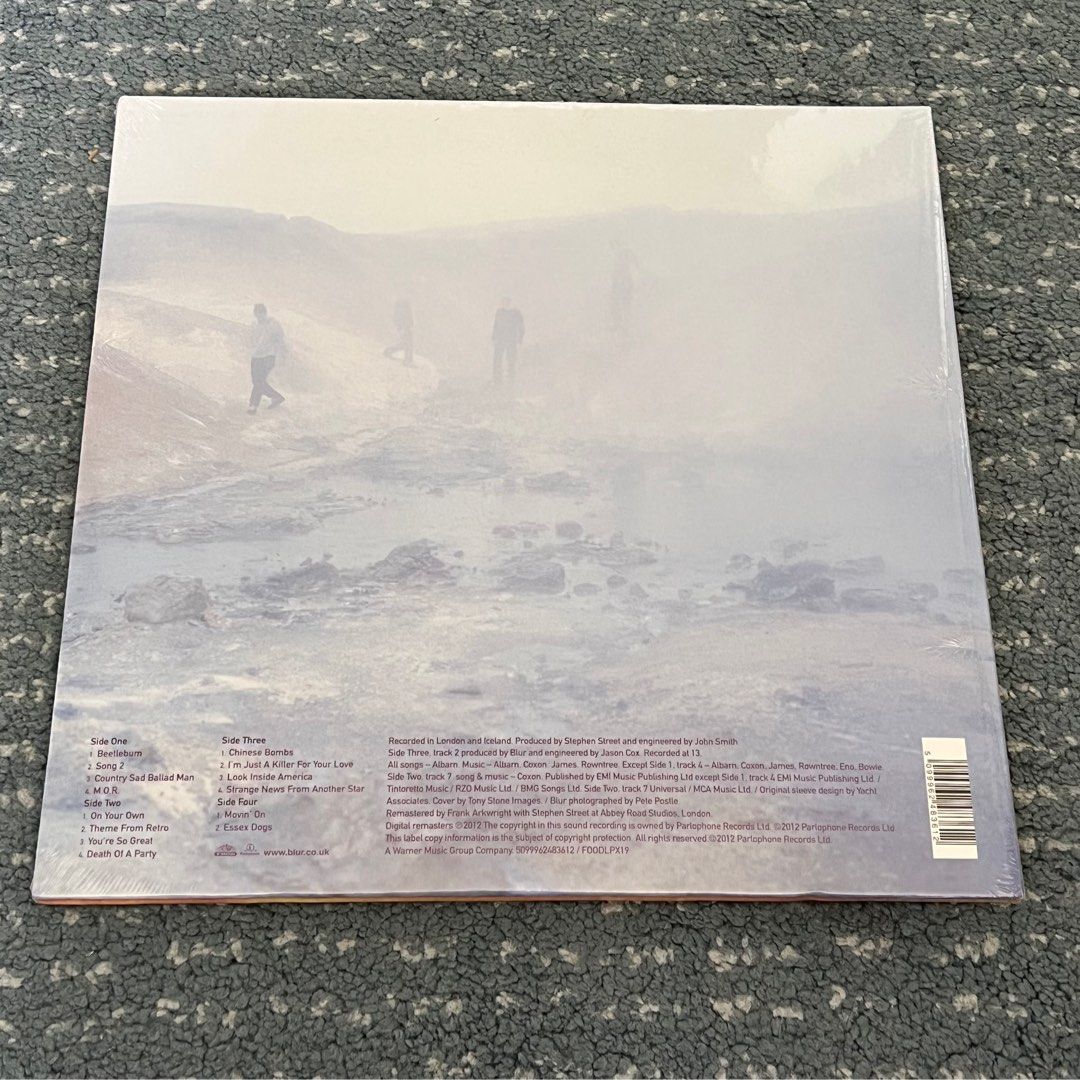 Blur Self titled Album Vinyl record, Hobbies & Toys, Music & Media ...