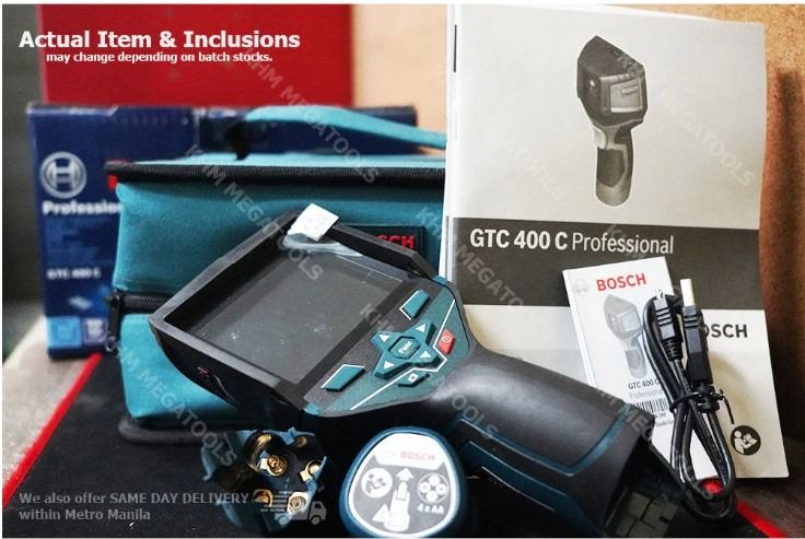Bosch GTC 400 C Infrared Thermal Scanner / Camera, Commercial ...