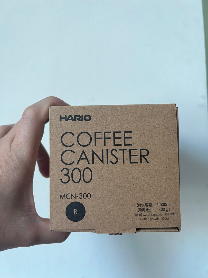 BRAND NEW - Hario Coffee Canister 300 MCN - 300, TV & Home Appliances, Kitchen Appliances ...