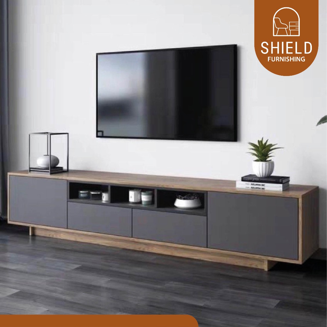 BRUPRE Modern TV Console, Furniture & Home Living, Furniture, TV ...