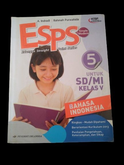 Buku Bahasa Indonesia SD Erlangga Esps Kelas 5 KTSP Kurikulum 2013, Buku & Alat Tulis, Buku ...