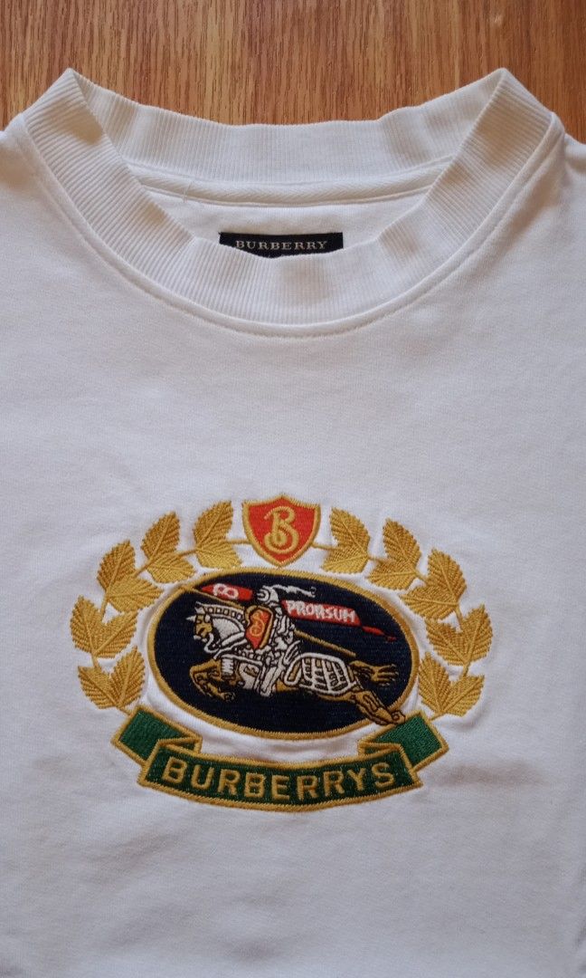 BURBERRY KNIGHT LOGO EMBROIDERED UNISEX on Carousell