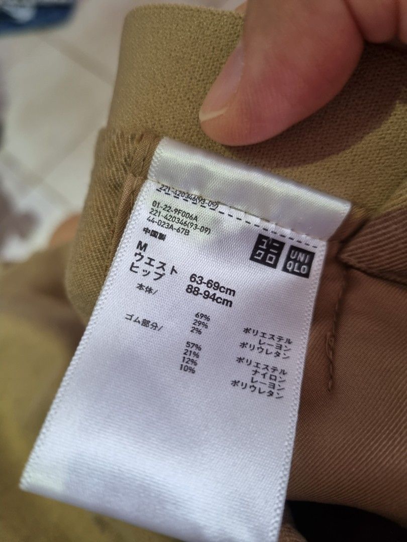 Celana Bahan uniqlo ori pants editor, Fesyen Wanita, Pakaian Wanita ...