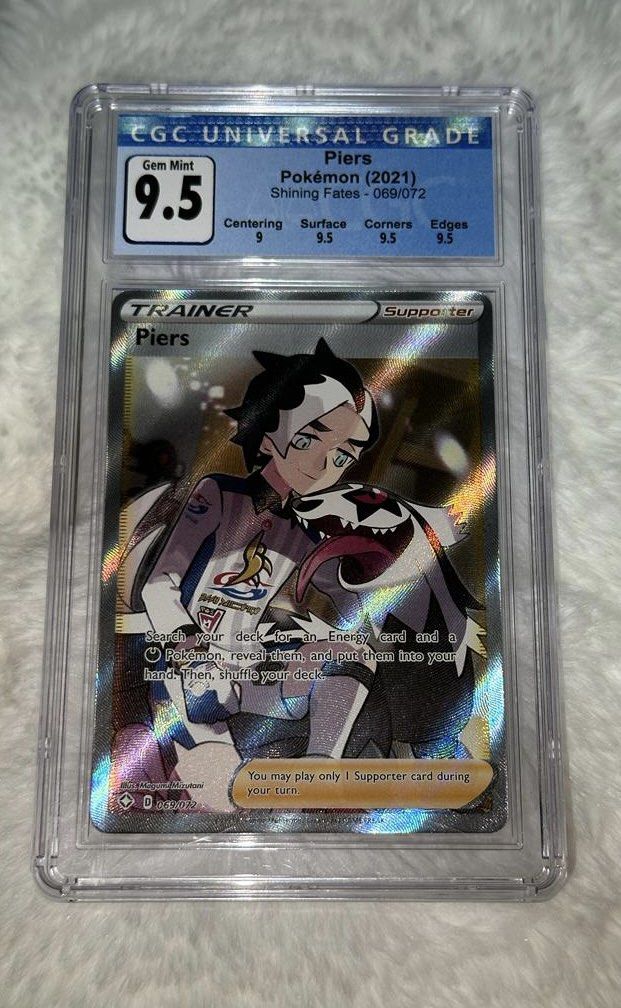 CGC Graded Pokemon Trainer Piers Card, Hobbies & Toys, Toys & Games on ...