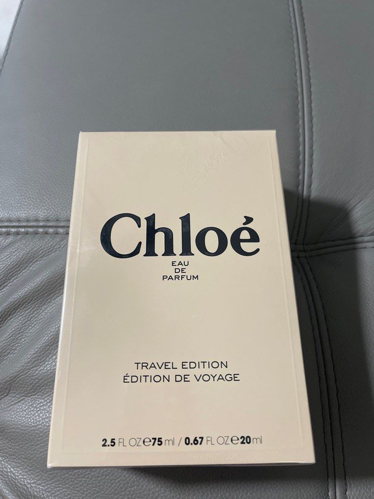 Chloé Eau De Parfum 75ml&20ml Travel Edition, Beauty & Personal Care, Fragrance & Deodorants on ...