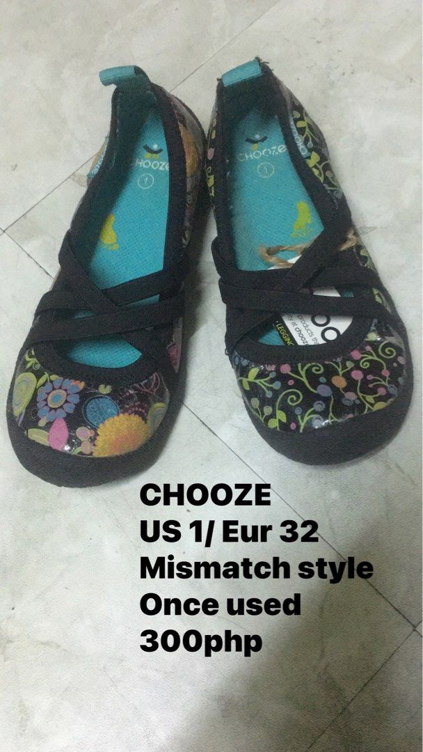CHOOZE Mismatch Shoes, Babies & Kids, Babies & Kids Fashion on Carousell