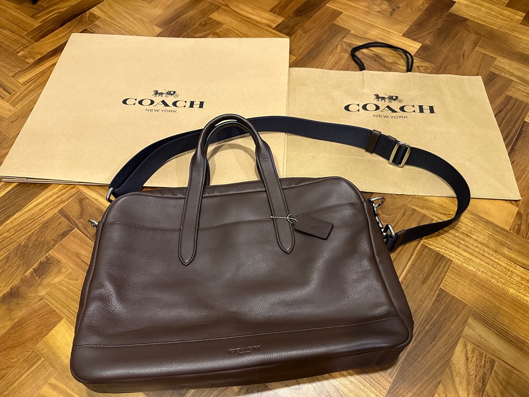 Coach Bag Men’s Briefcase, Men's Fashion, Bags, Briefcases on Carousell