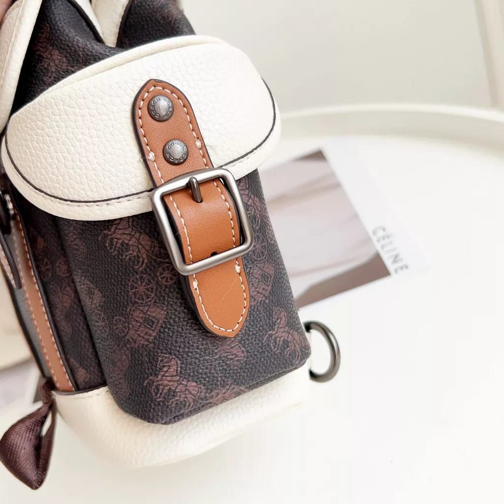 Coach Hitch Backpack 13 With Horse And Carriage Print, In Signature ...