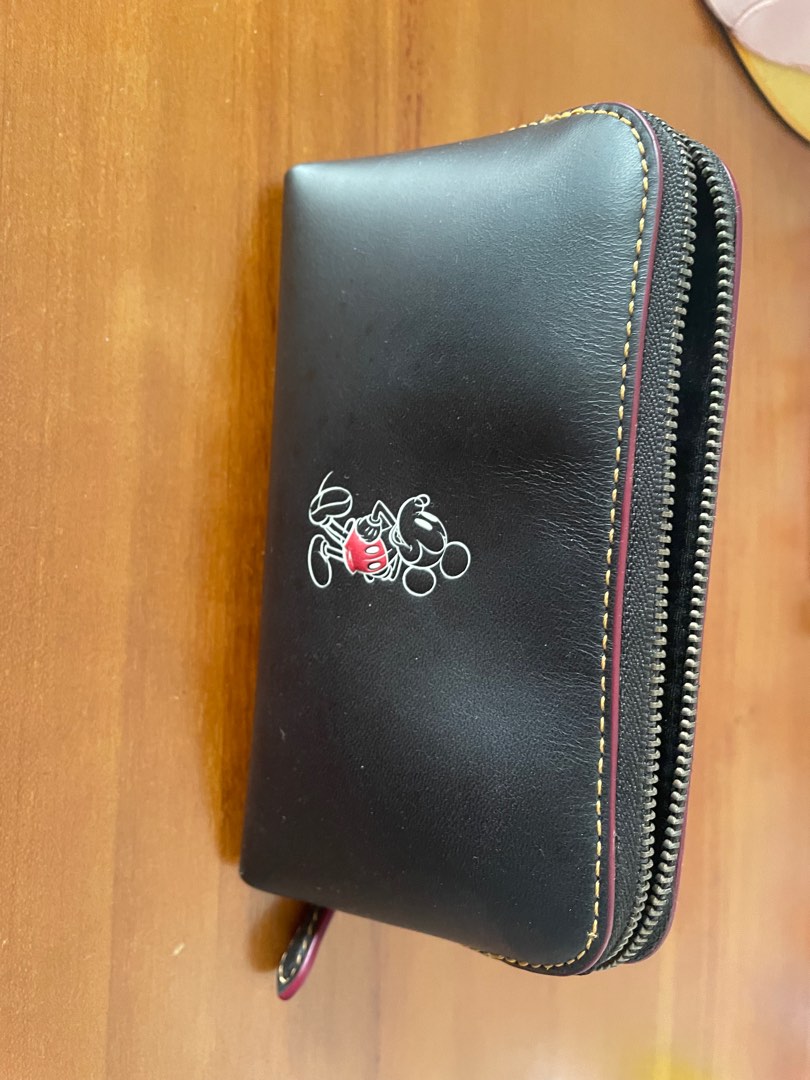 Coach Mickey small pouch, Luxury, Bags & Wallets on Carousell