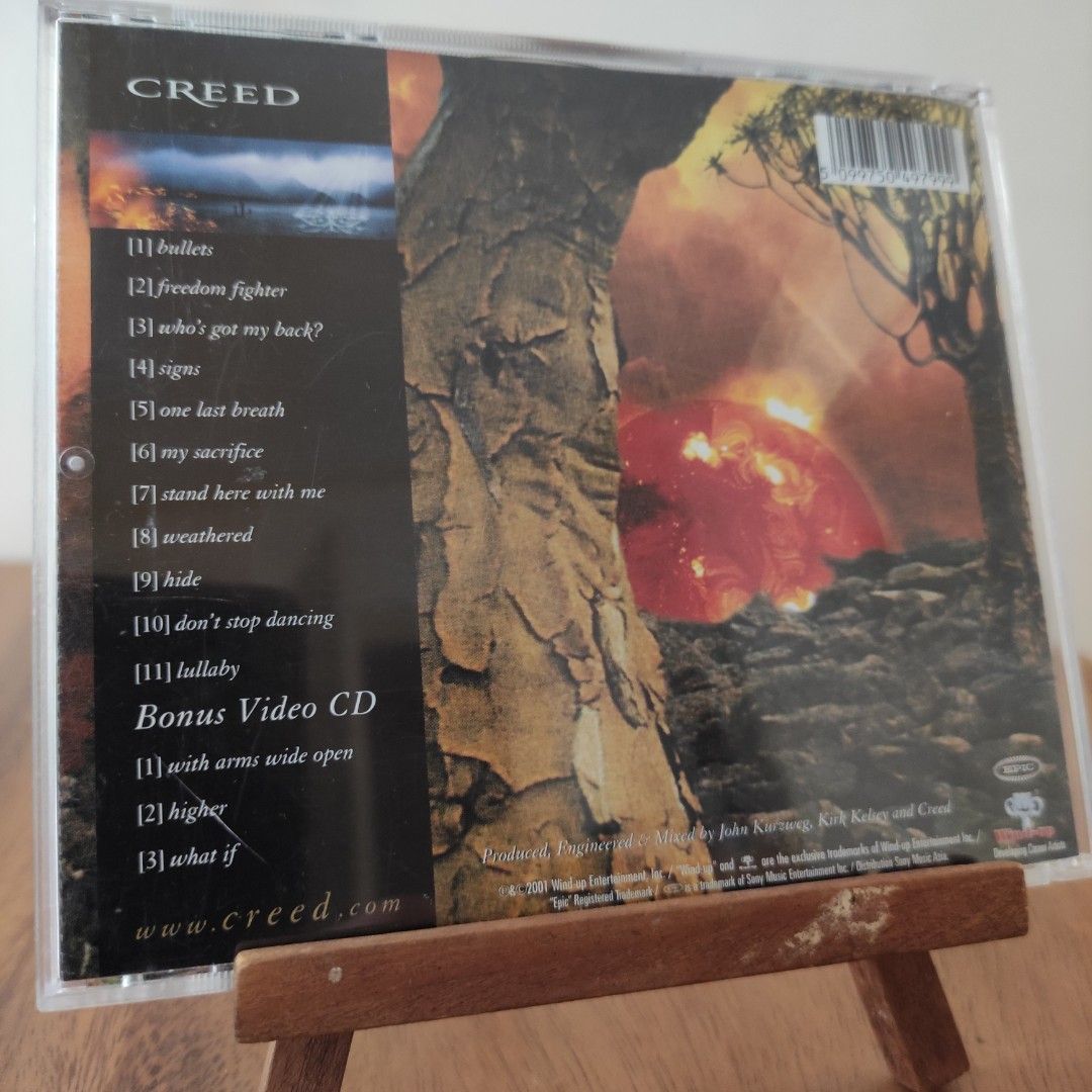 Creed - Weathered - CD+VCD on Carousell