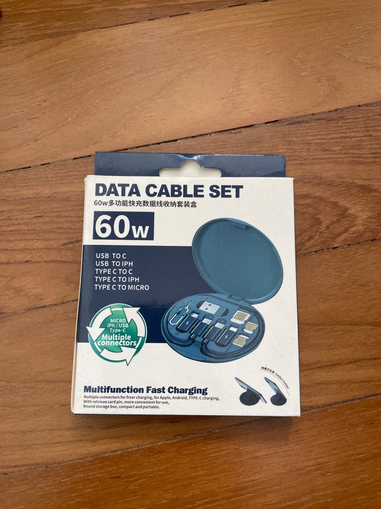 Data Cable Set, Computers & Tech, Parts & Accessories, Cables ...