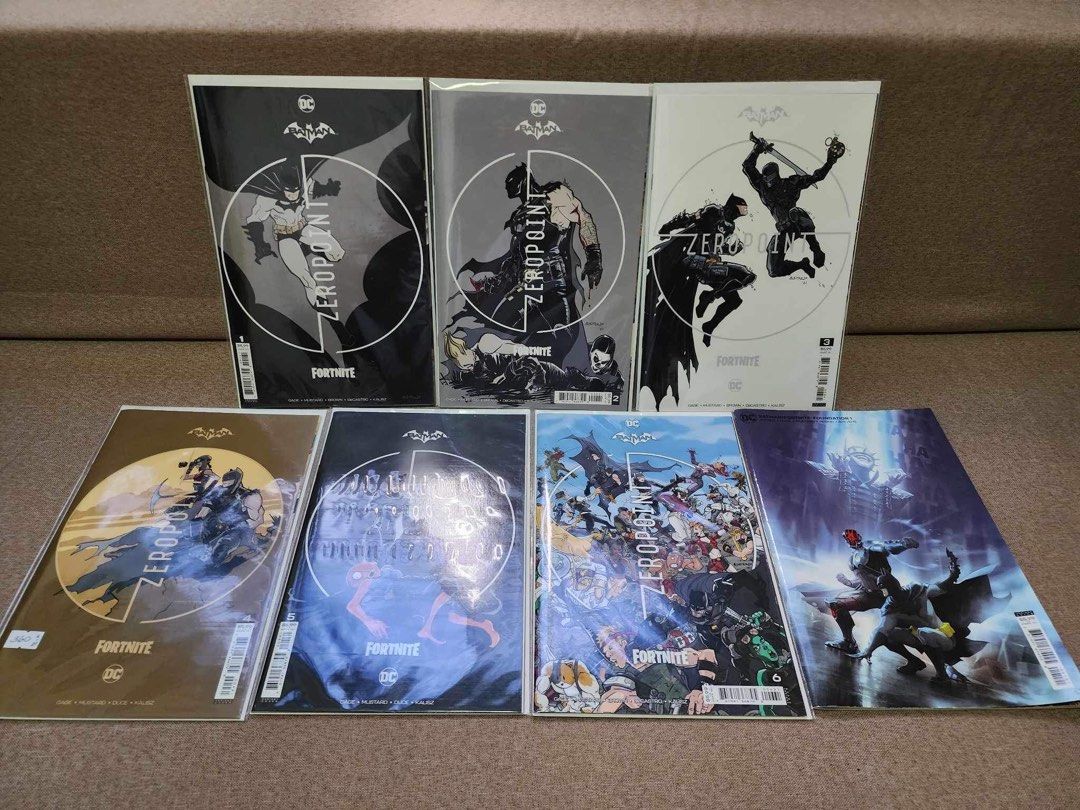 DC Batman Fortnite Zero Point Comics Limited Run (complete 6 piece set ...