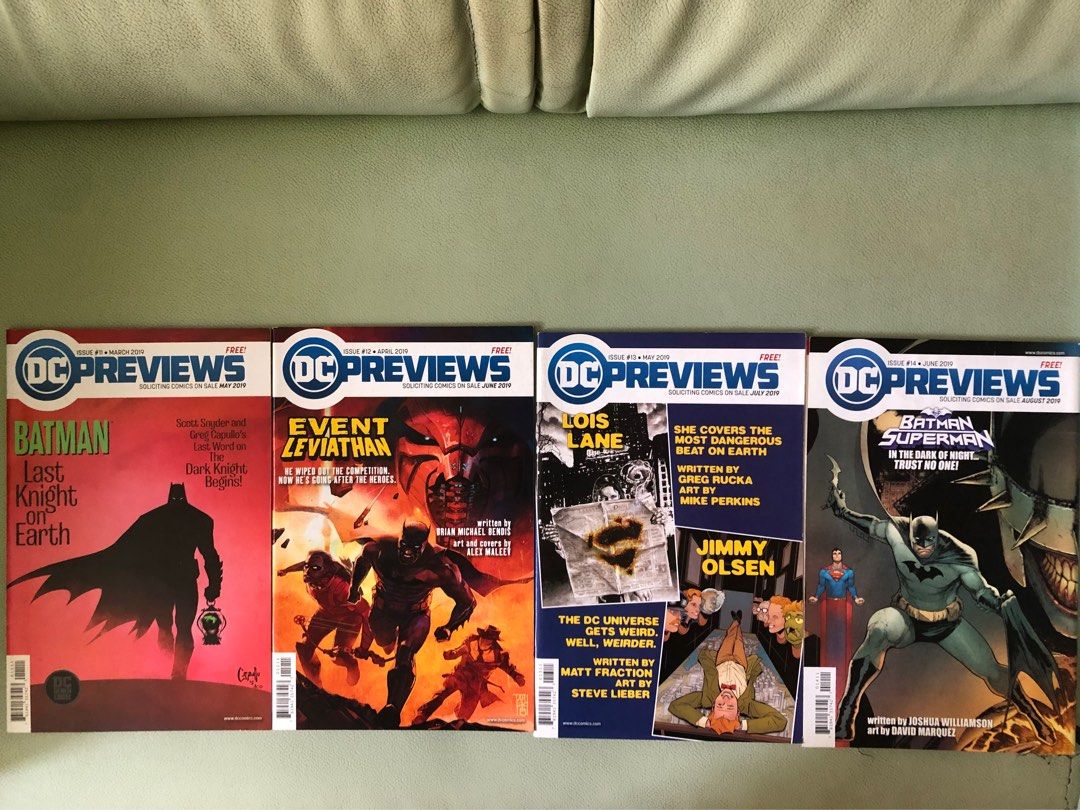 DC PREVIEWS magazines, DC heroes & villains, P50 EACH, Hobbies & Toys ...