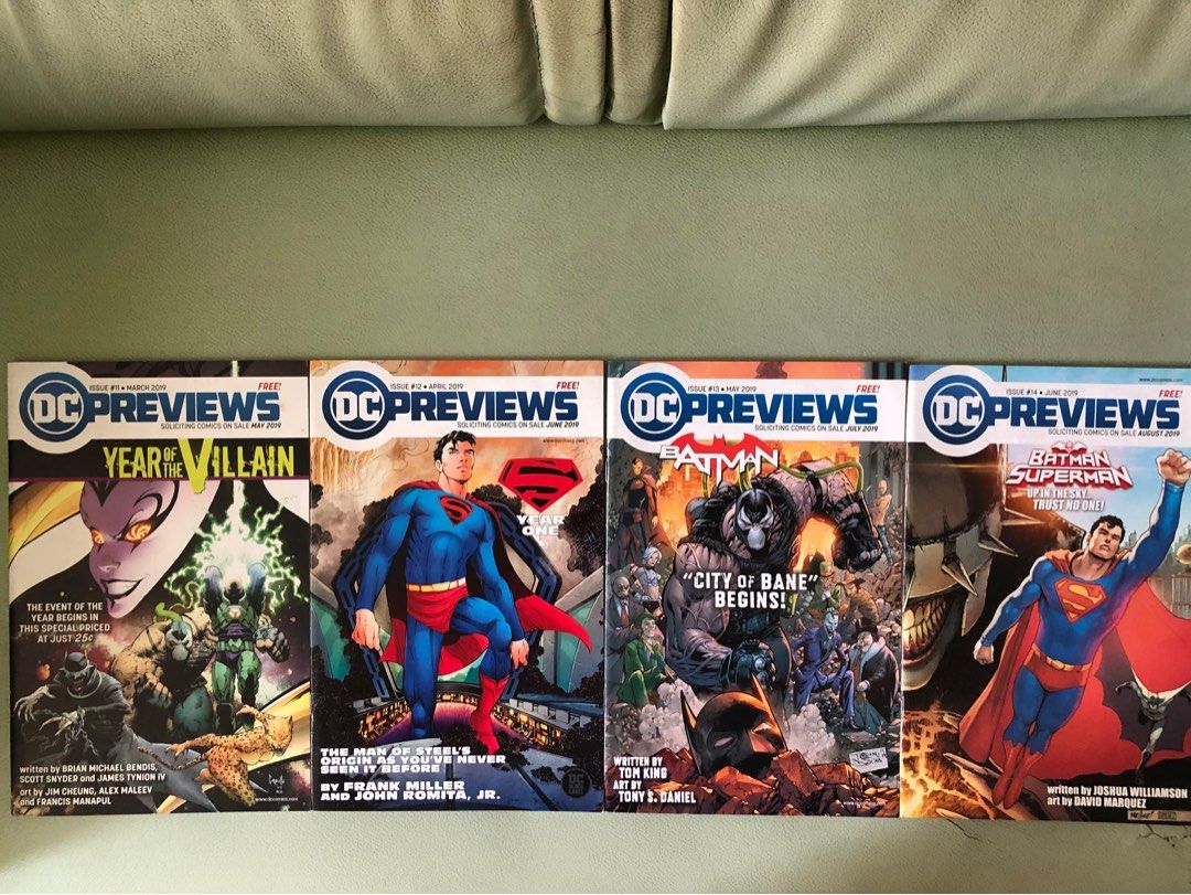 DC PREVIEWS magazines, DC heroes & villains, P50 EACH, Hobbies & Toys ...