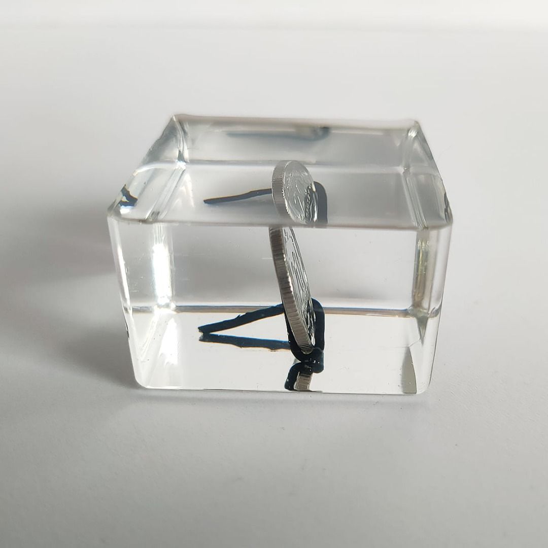 Deep Resin casing | Coporate gift preservation memorabilia, Business ...