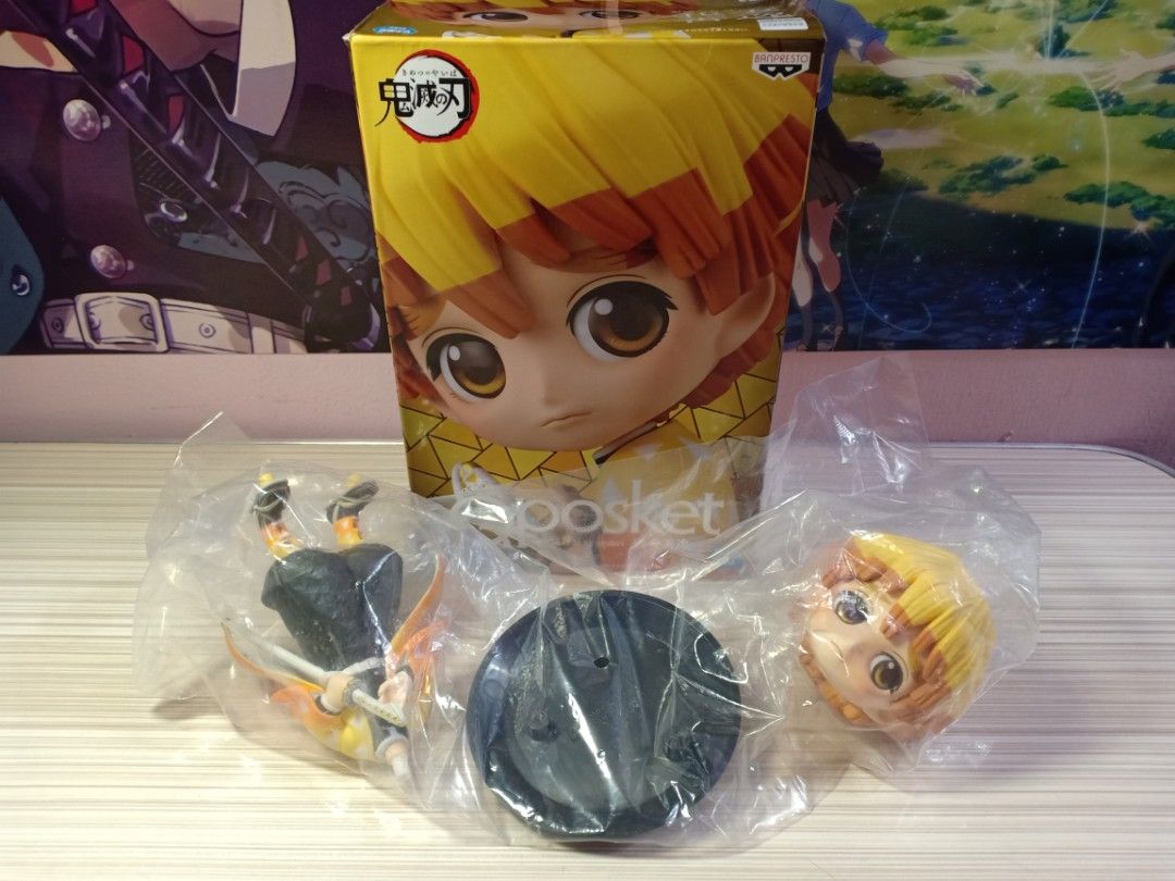 Demon Slayer Zenitsu Original Color Q Posket, Hobbies & Toys, Toys ...