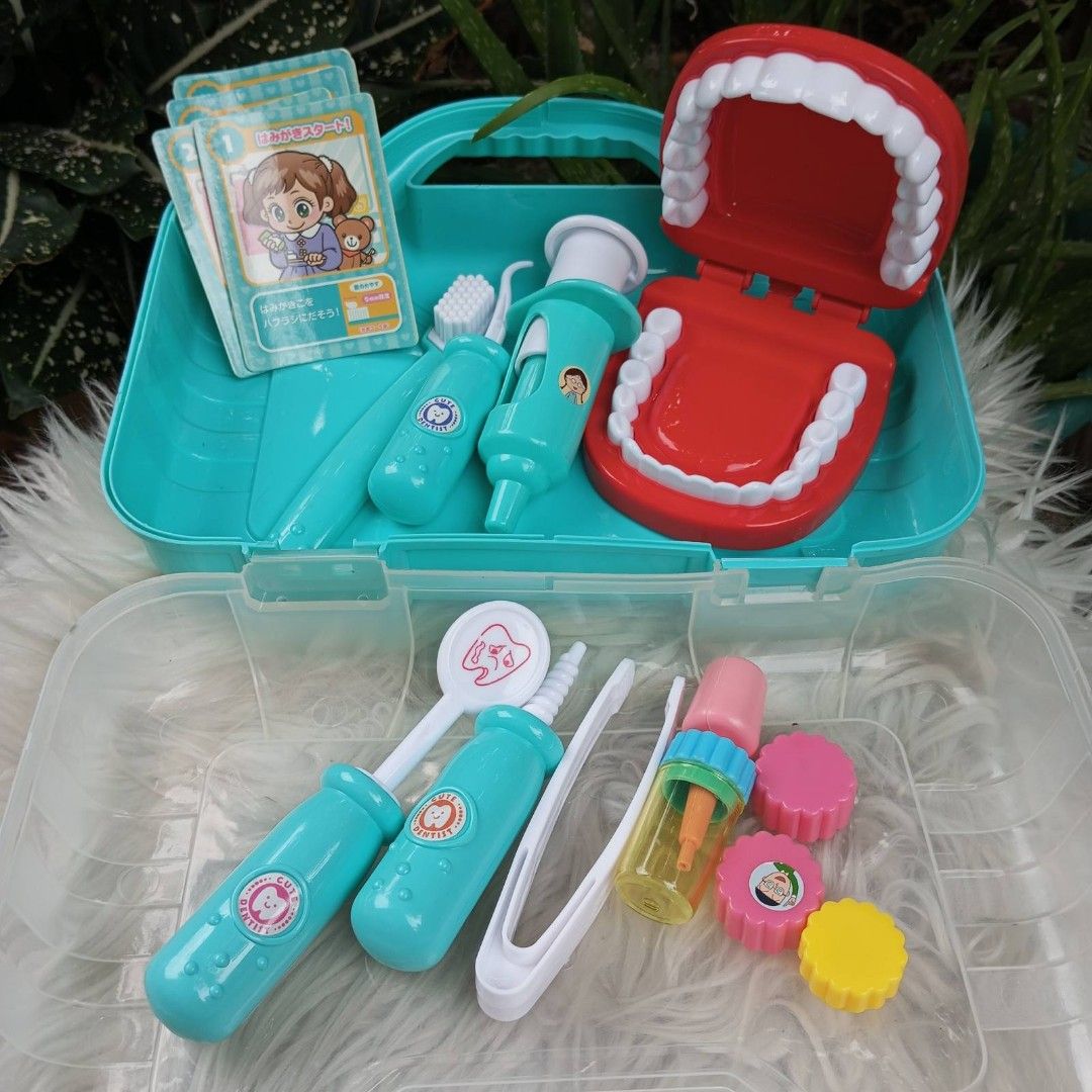 Dentist Kit Clinic Carry Case Set, Hobbies & Toys, Toys & Games on ...