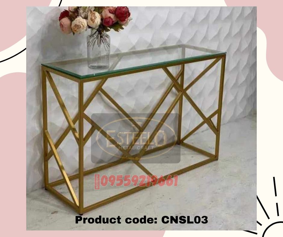 DiagonalConsole Table on Carousell