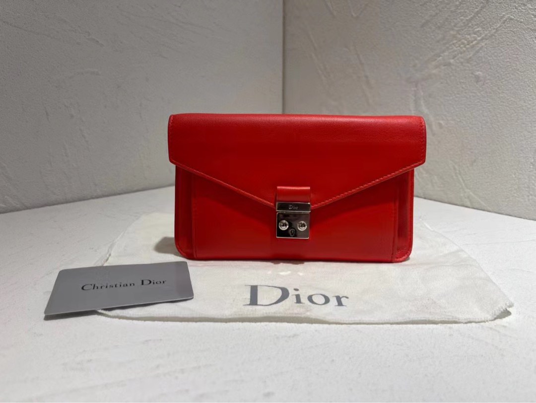 Dior lady pouch, Women's Fashion, Bags & Wallets, Purses & Pouches on ...