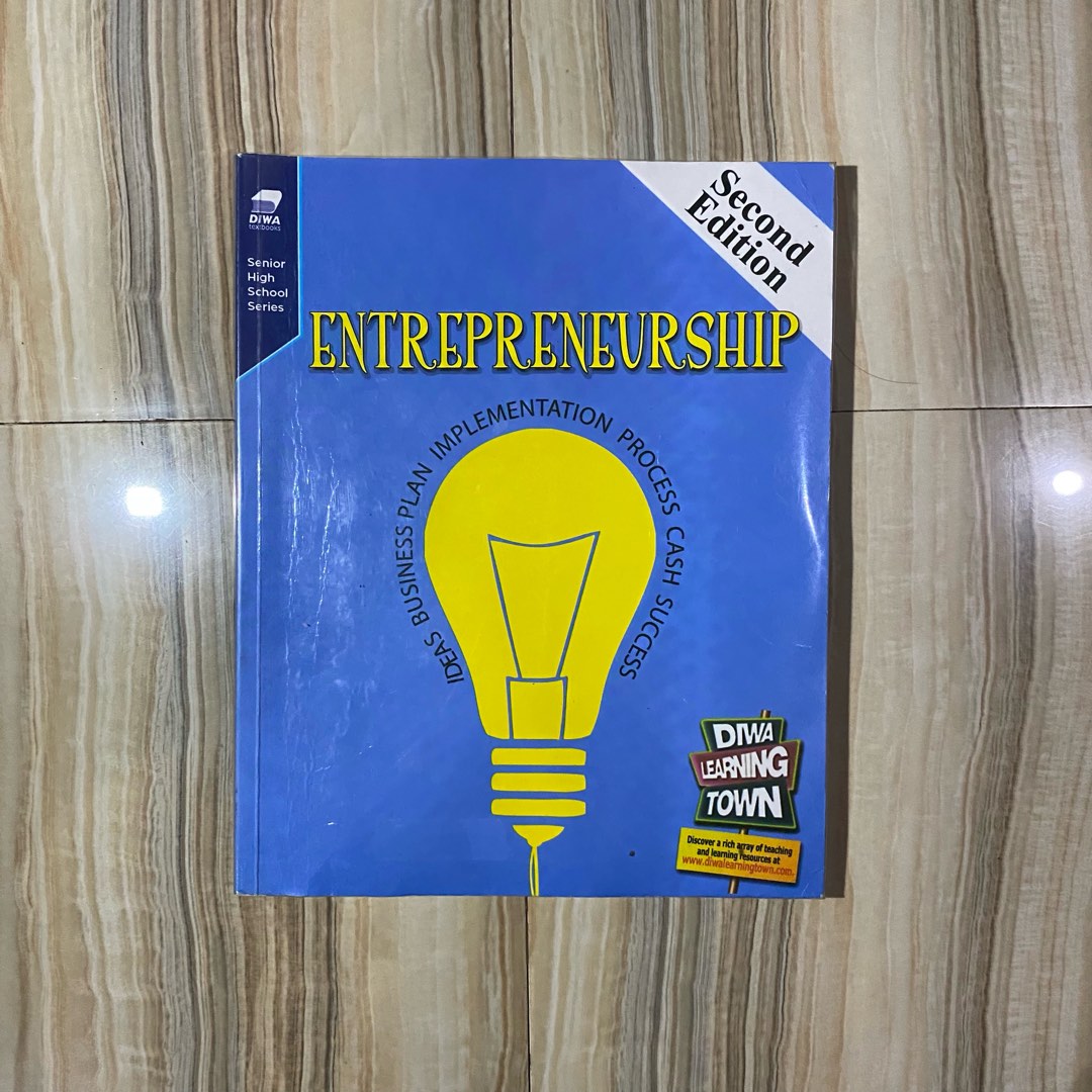 Diwa Second Edition Senior High School Entrepreneurship Book, Hobbies & Toys, Books & Magazines ...