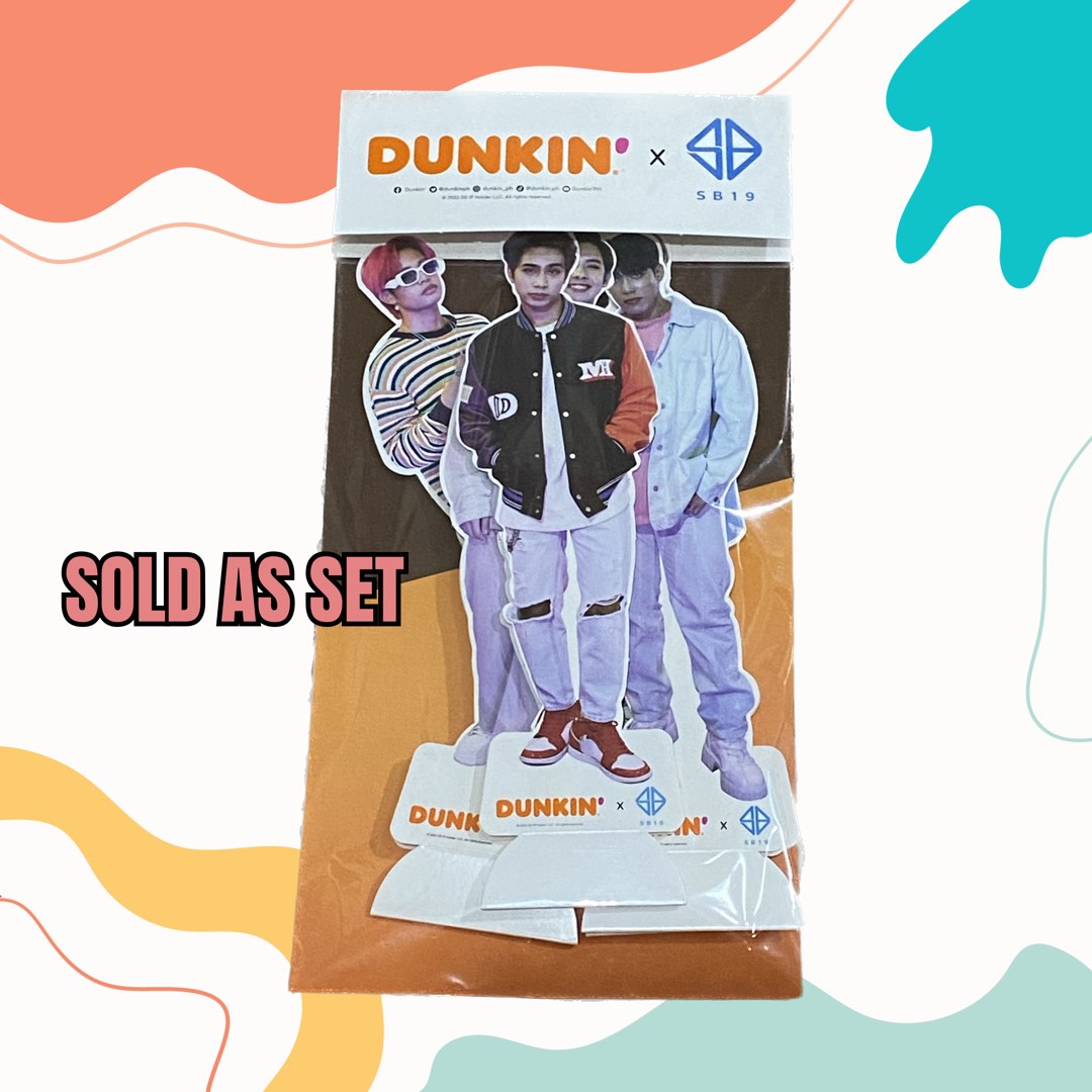 Dunkin SB19 Mini standee (SOLD AS SET ️), Hobbies & Toys, Memorabilia ...