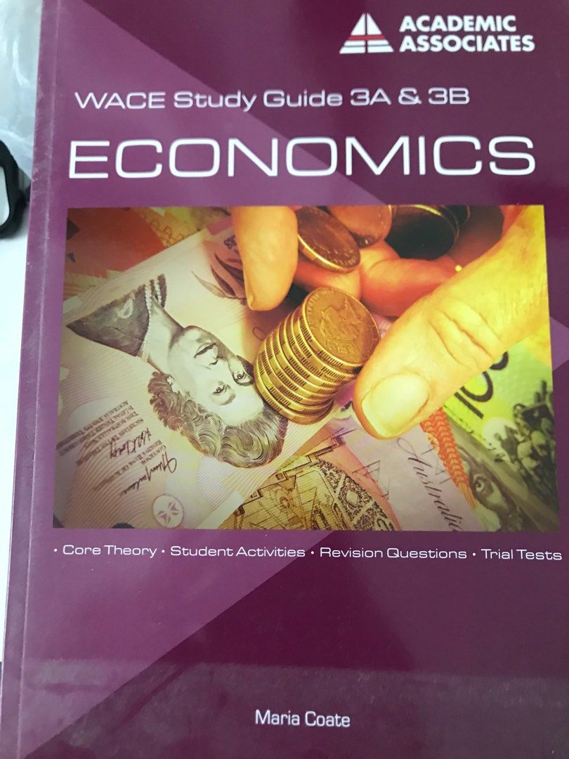 Sale ! Economics Study Guide 3A & 3B- Maria Coate WACE, Hobbies & Toys ...