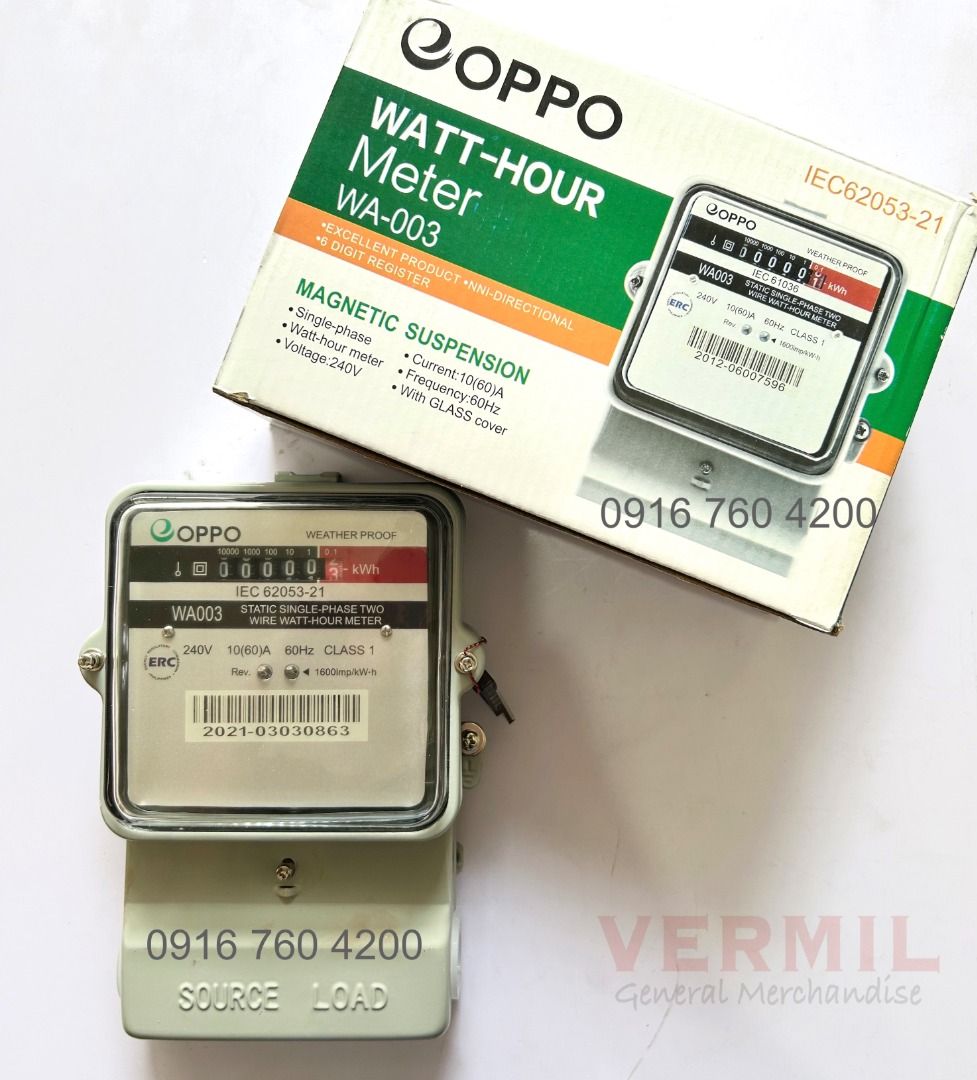 ELECTRIC SUBMETER | Watt Hour Meter, Furniture & Home Living, Lighting ...