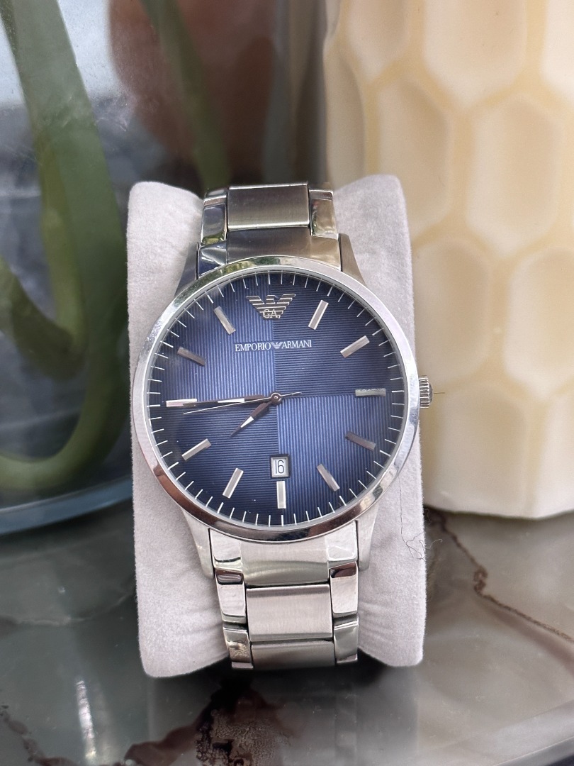 Emporio Armani WATCH- AR11182 Heren Clock, blue, AR11182, Men's Fashion ...