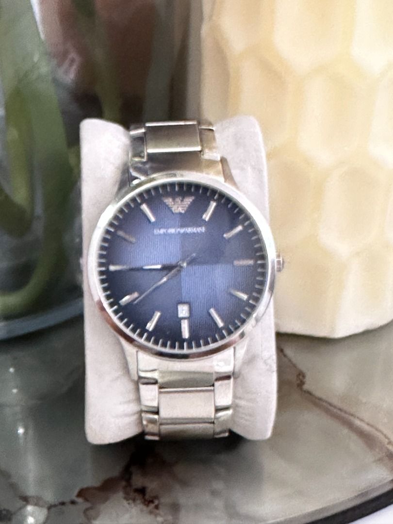 Emporio Armani WATCH- AR11182 Heren Clock, blue, AR11182, Men's Fashion ...