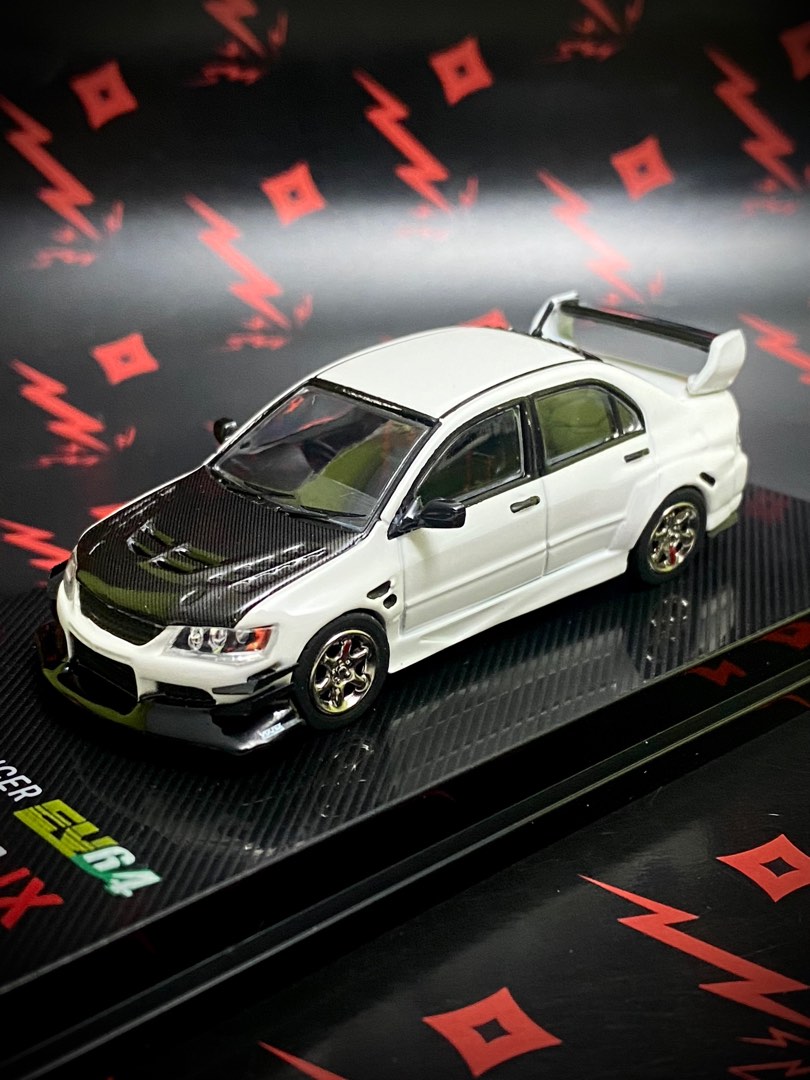 EV 64 diecast Mitsubishi Lancer Evolution IX Hot Wheels size, Hobbies ...