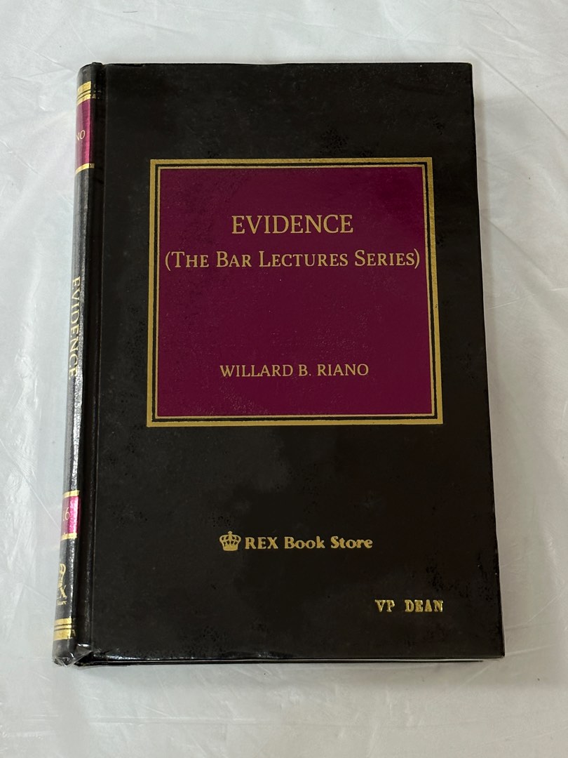 Evidence by Willard Riano 2016 Edition on Carousell