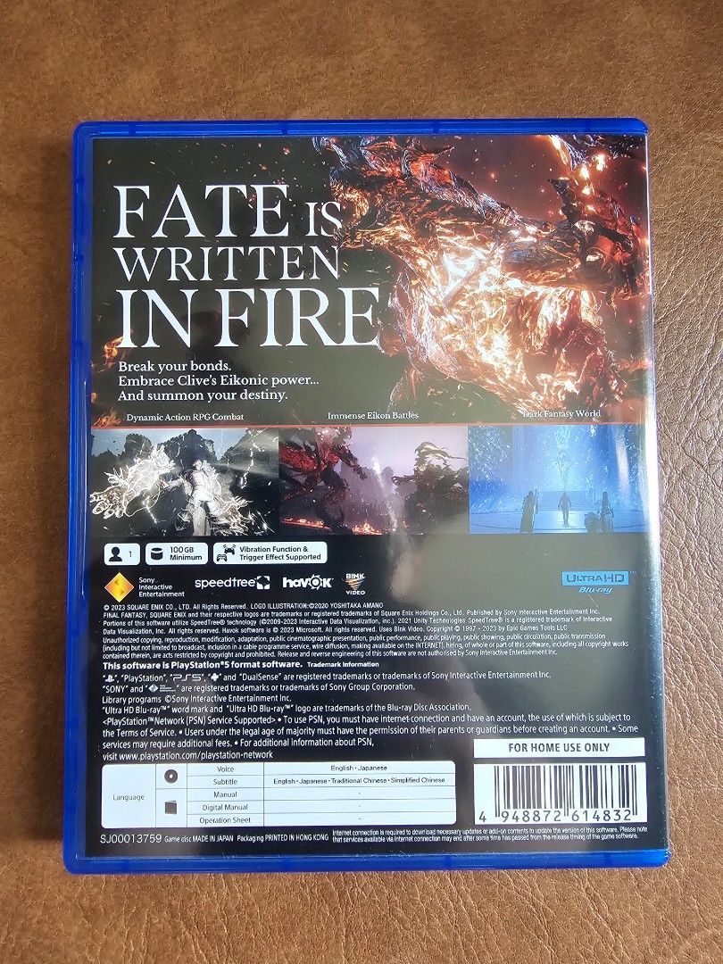 Final Fantasy 16 (R3), Video Gaming, Video Games, PlayStation on Carousell