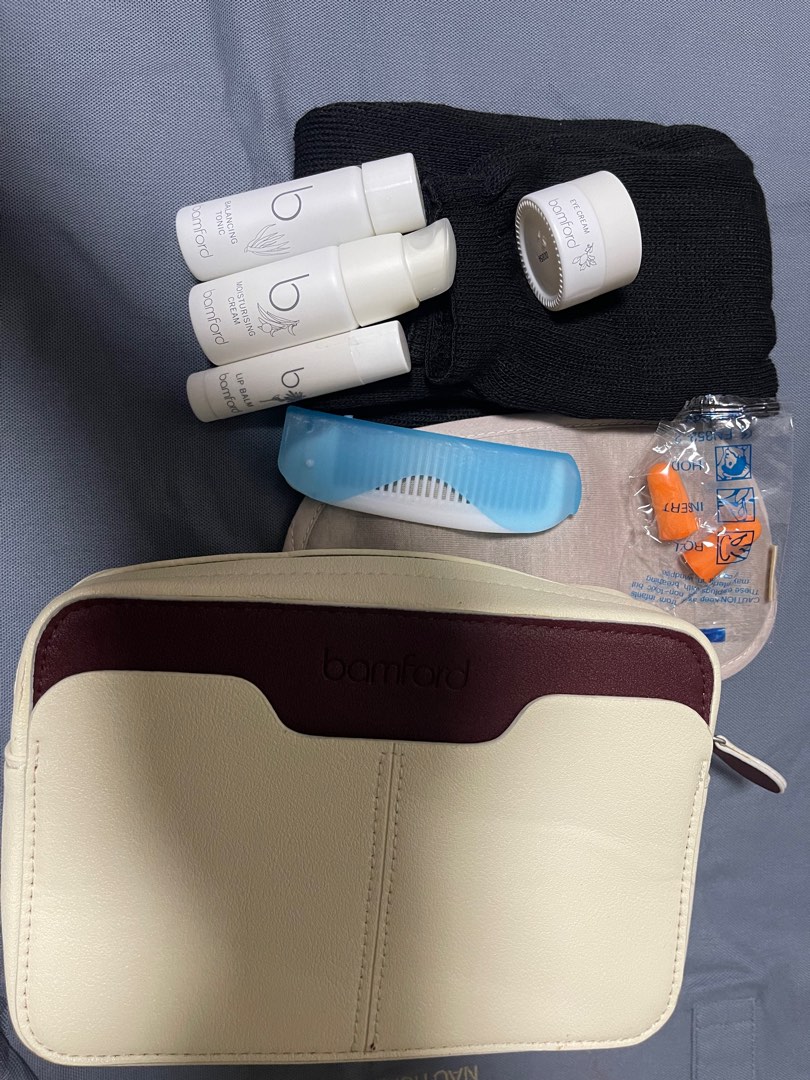 First class Cathay Pacific Bamford Amenities Kit / Toiletries Pouch ...