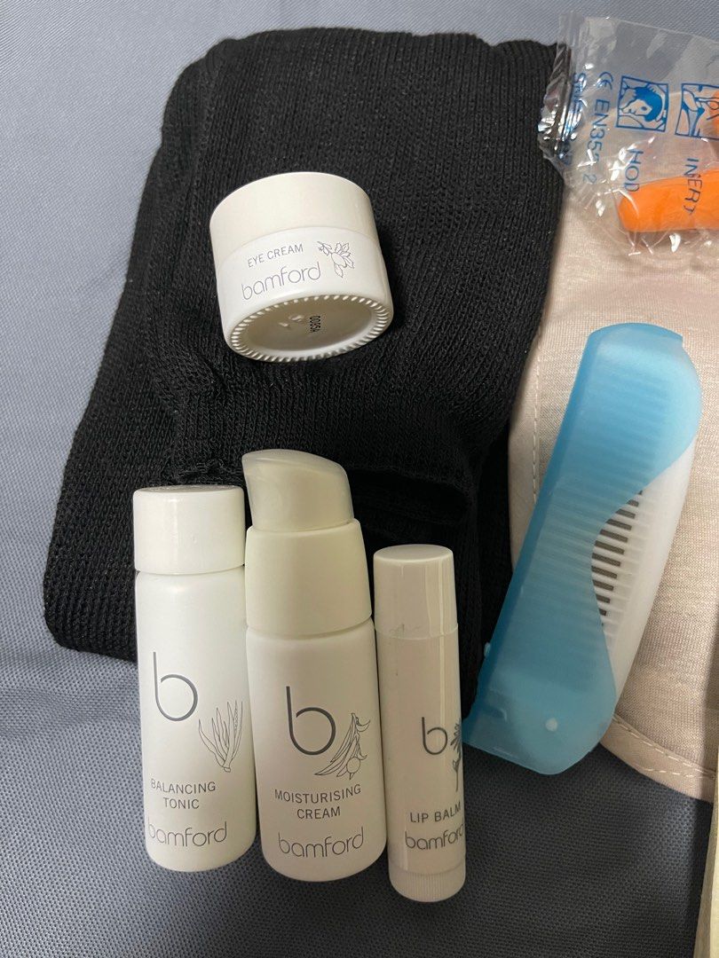 First class Cathay Pacific Bamford Amenities Kit / Toiletries Pouch ...