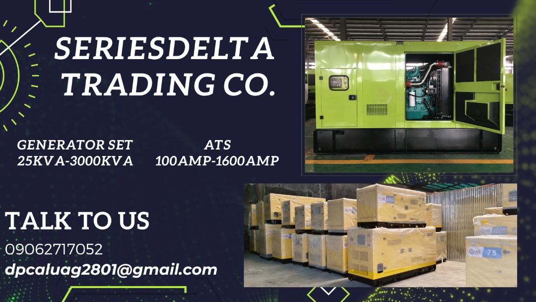 FOR SALE GENERATOR SET AND ATS!!!!, Commercial & Industrial ...