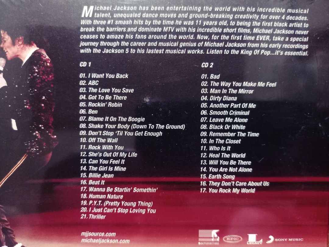 For Sale Michael Jackson - The Essential Michael Jackson (Gold Disc ...
