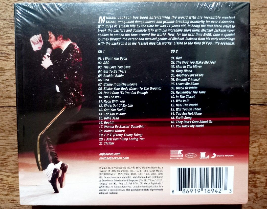 For Sale Michael Jackson - The Essential Michael Jackson (Gold Disc ...