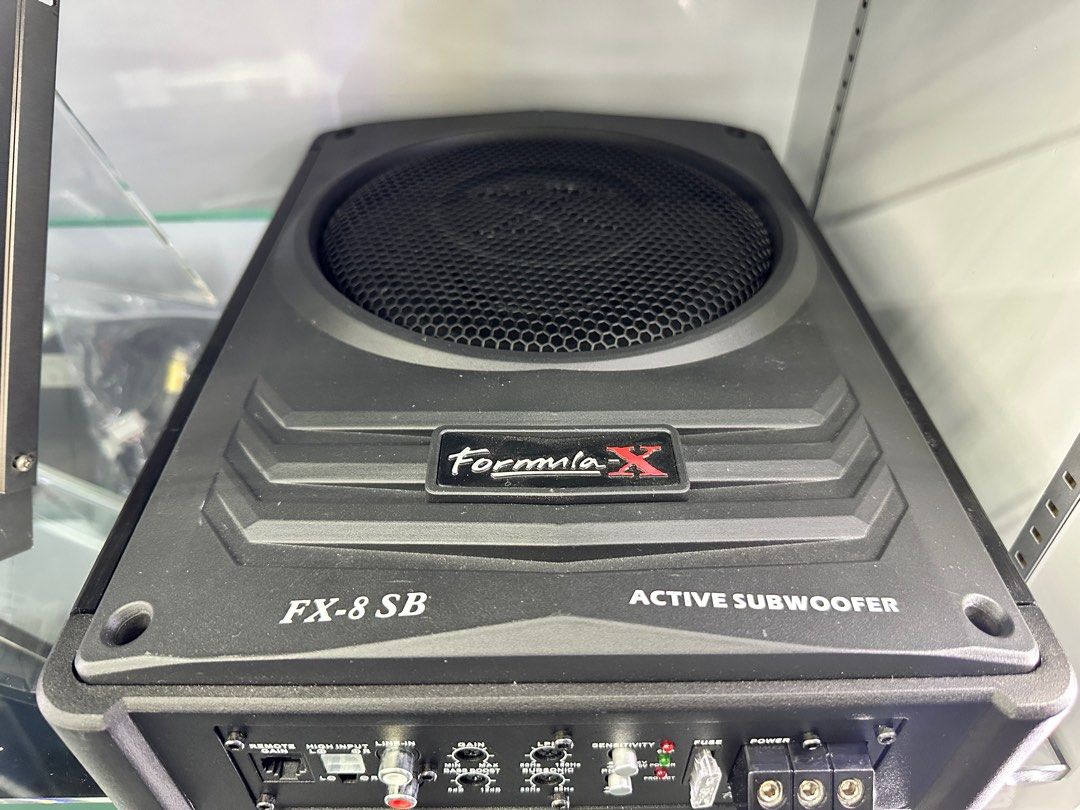 Formula X FX-8 8inch Active subwoofer, Car Accessories, Accessories on Carousell