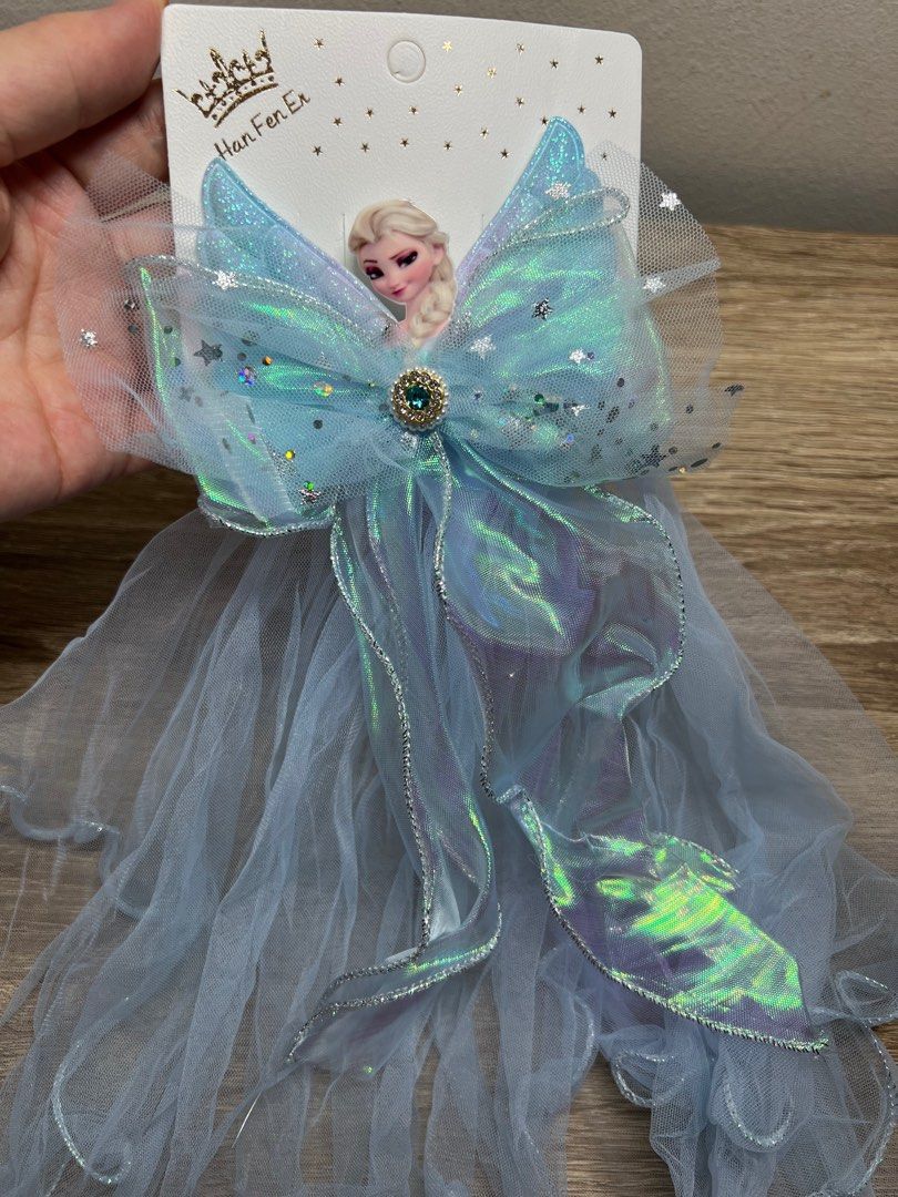Frozen Elsa Hair clip, Babies & Kids, Babies & Kids Fashion on Carousell