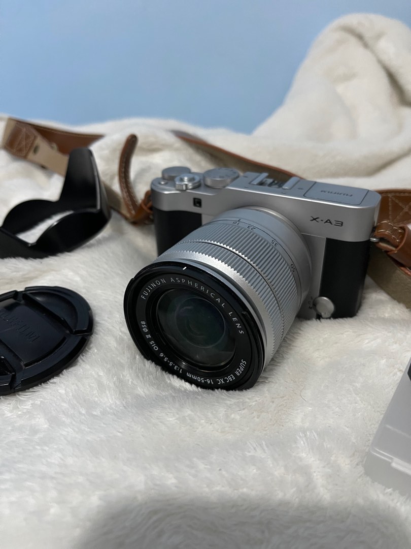 FUJIFILM XA3 BLACK/SILVER WITH 50mm KIT LENS, Photography, Cameras on ...