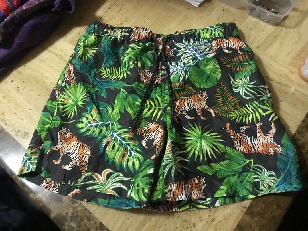 FULL PRINT TIGER PANTS, Men's Fashion, Activewear on Carousell
