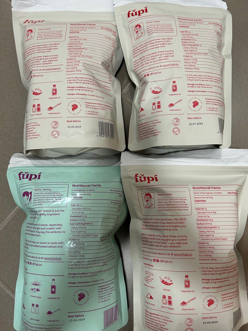 Fupi Beancurd Skin Crisps, Food & Drinks, Packaged & Instant Food on ...