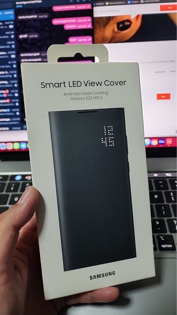 Galaxy S22 Ultra Smart LED View Cover, Mobile Phones & Gadgets, Mobile ...