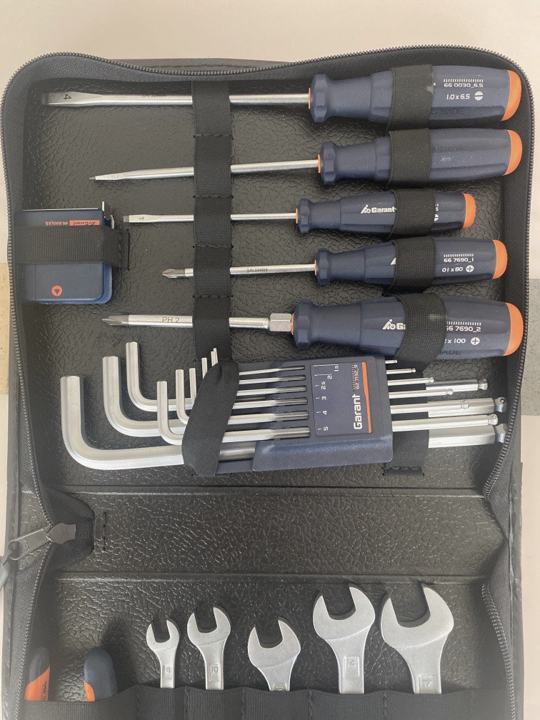Garant Tool set, 21 pieces in zip fastener case, Hobbies & Toys ...