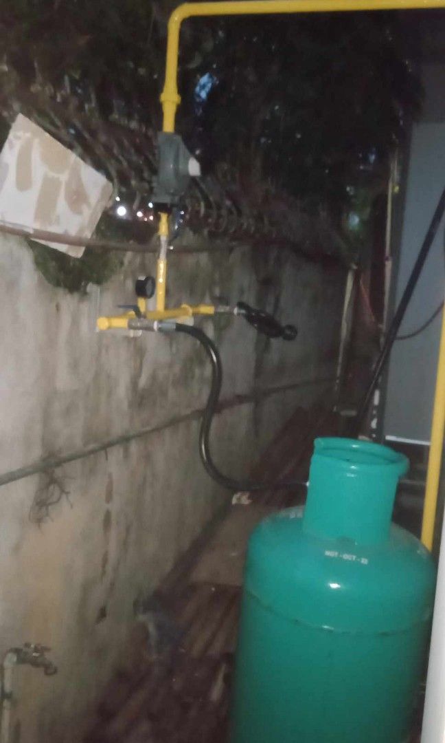 Gas Line System with Low Pressure Regulator Installation Complete Bfp ...
