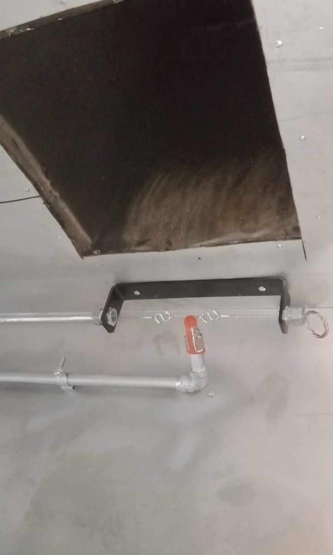 Gas Line with Gas Leak Control Panel and 6Liters Fire Suppression ...