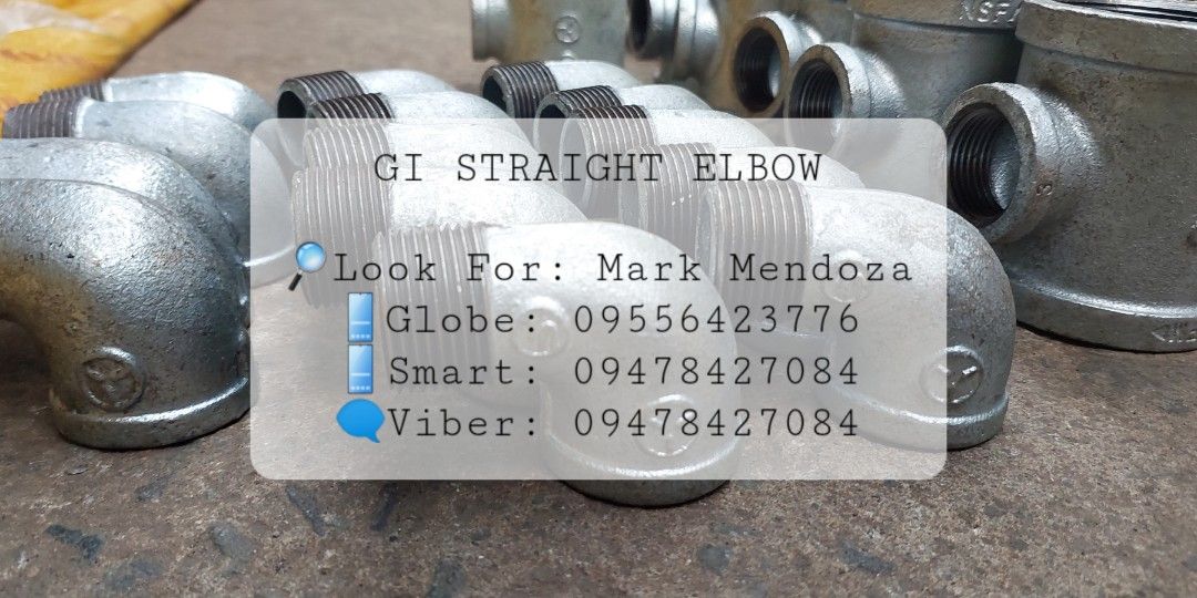 GI STRAIGHT ELBOW on Carousell